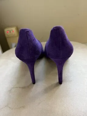 Nine West | Shoes | Purple Suede Pumps | Poshmark